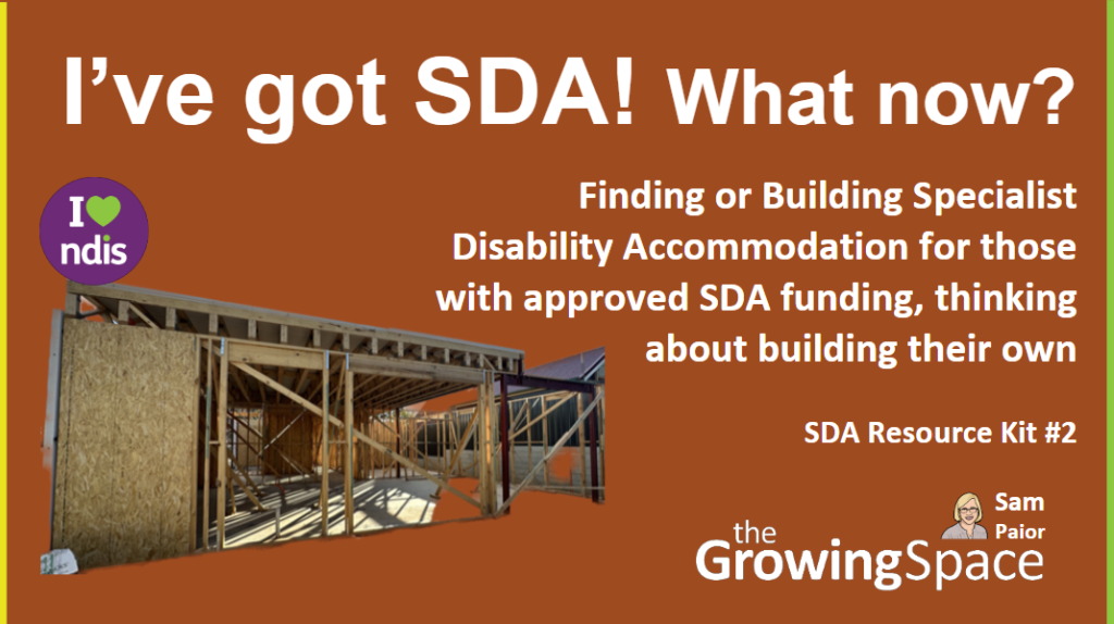I’ve got SDA! What now? Resource Kit – The Growing Space